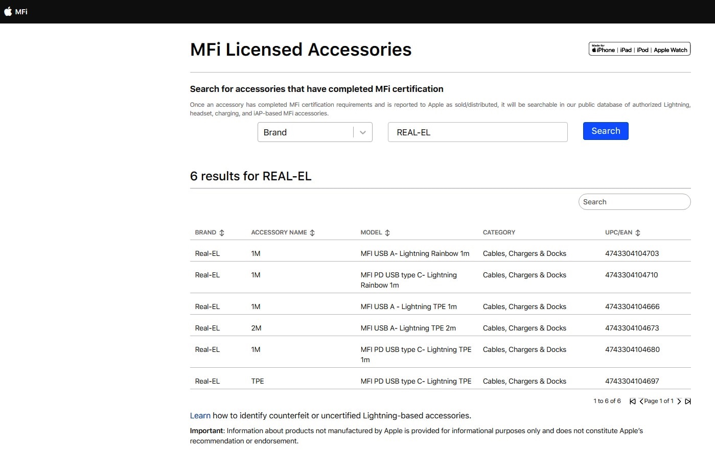 MFI USB A - Lightning Rainbow